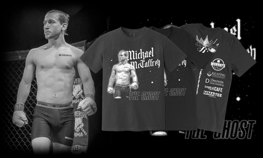 Michael McCaffrey Signs with MMA Tee Company - Official Fight Merchand